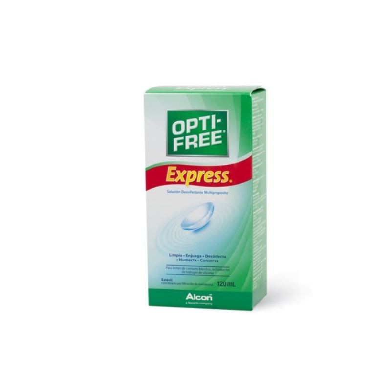 OPTI FREE EXPRESS SOLUCION DESINFECTANTE 120 ML | Farmazon-Farmacia On ...